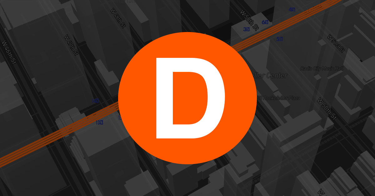 D Train Live Status, Delays & Map · AP Transit